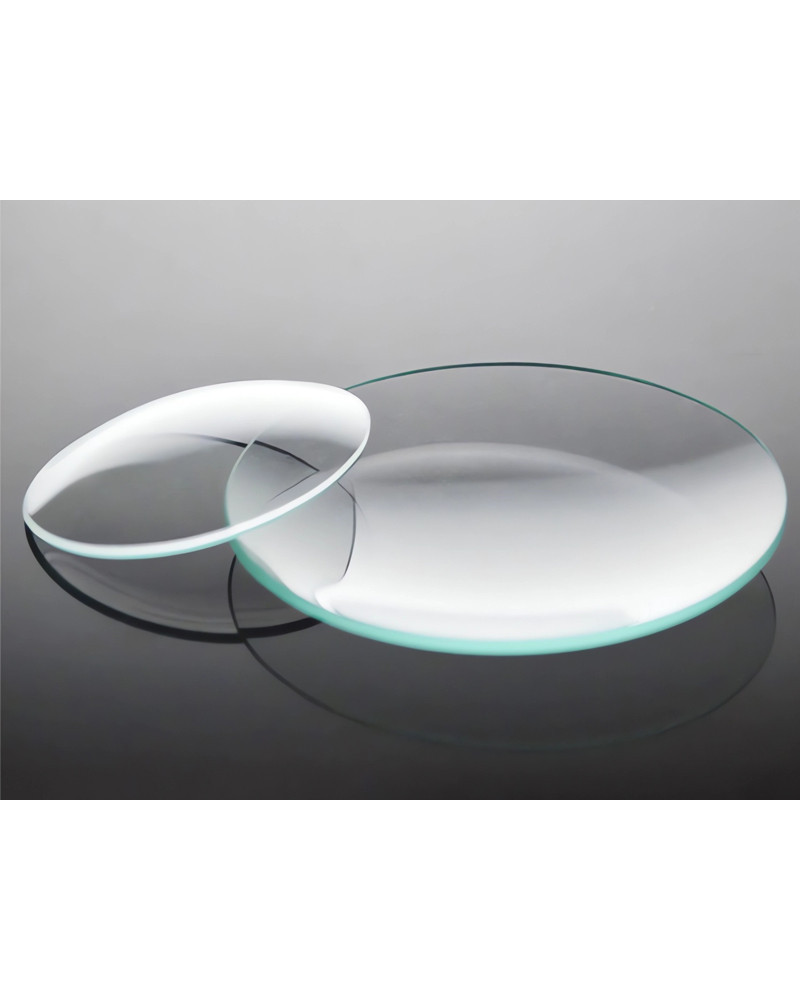 Verre de montre (bord rodé), lot de 10 pièces