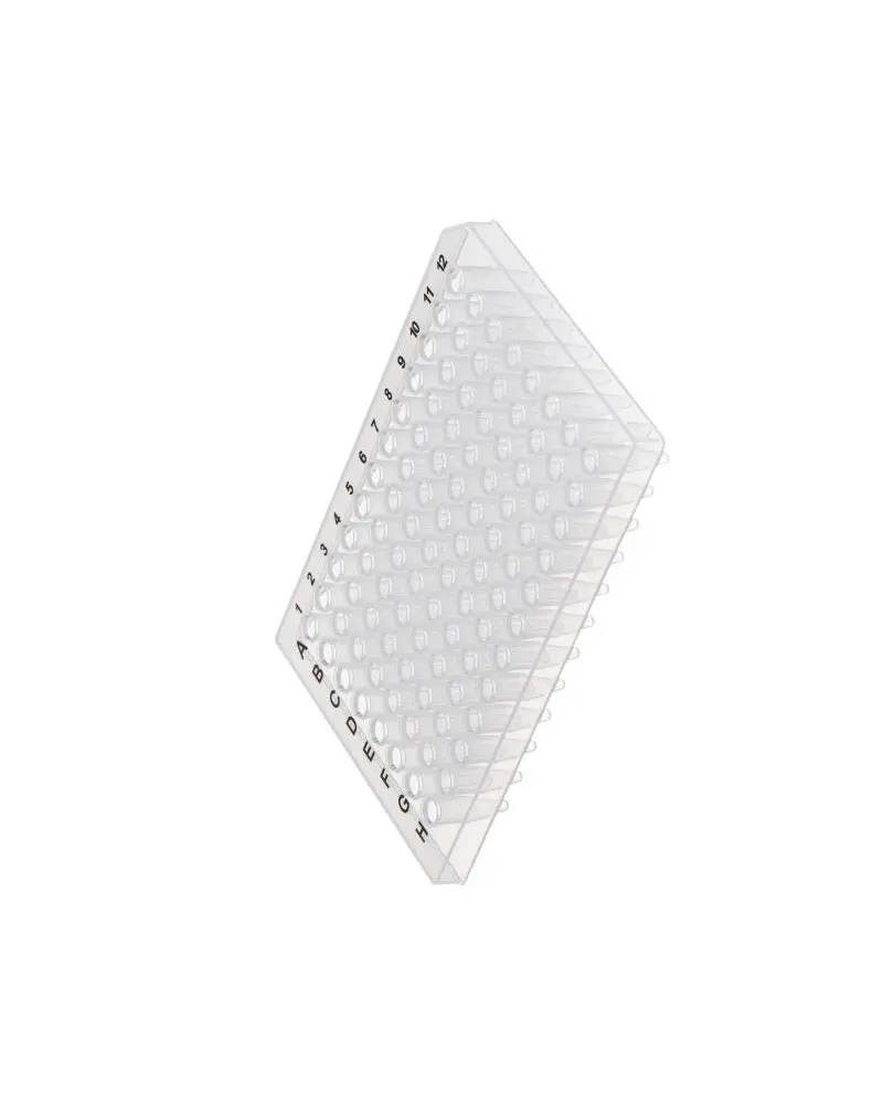 Microplaque PCR à 96puits (0,1ml) semi jupée, transparent