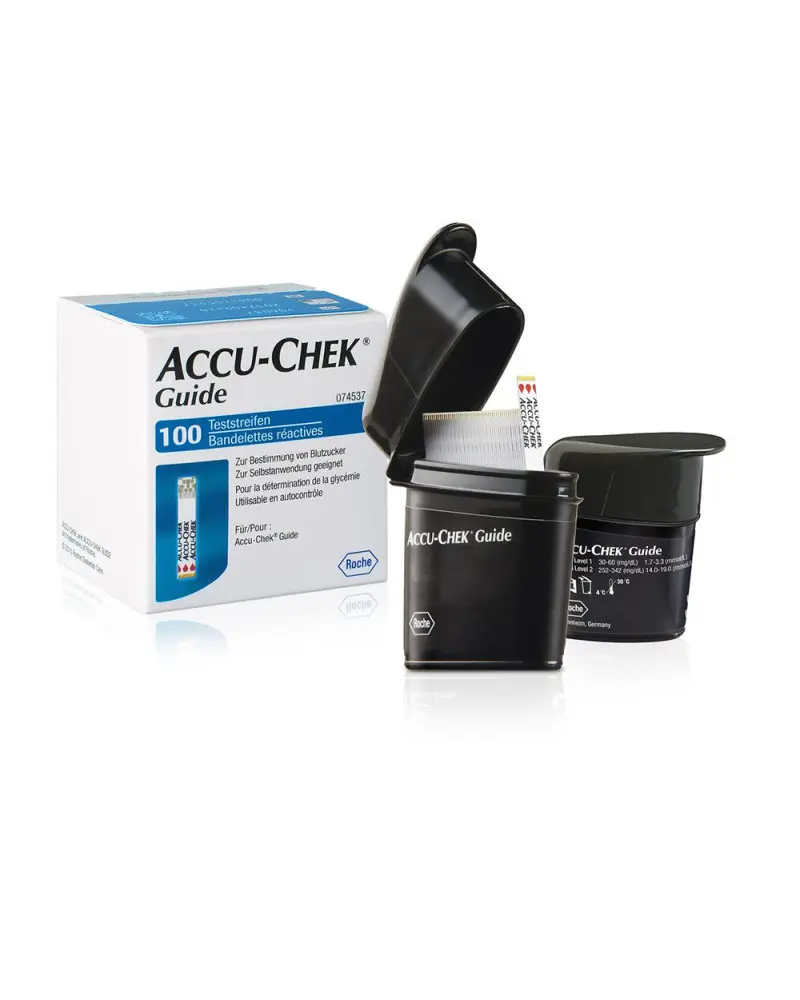 Bandelettes ACCU-CHEK GUIDE - Boite de 50