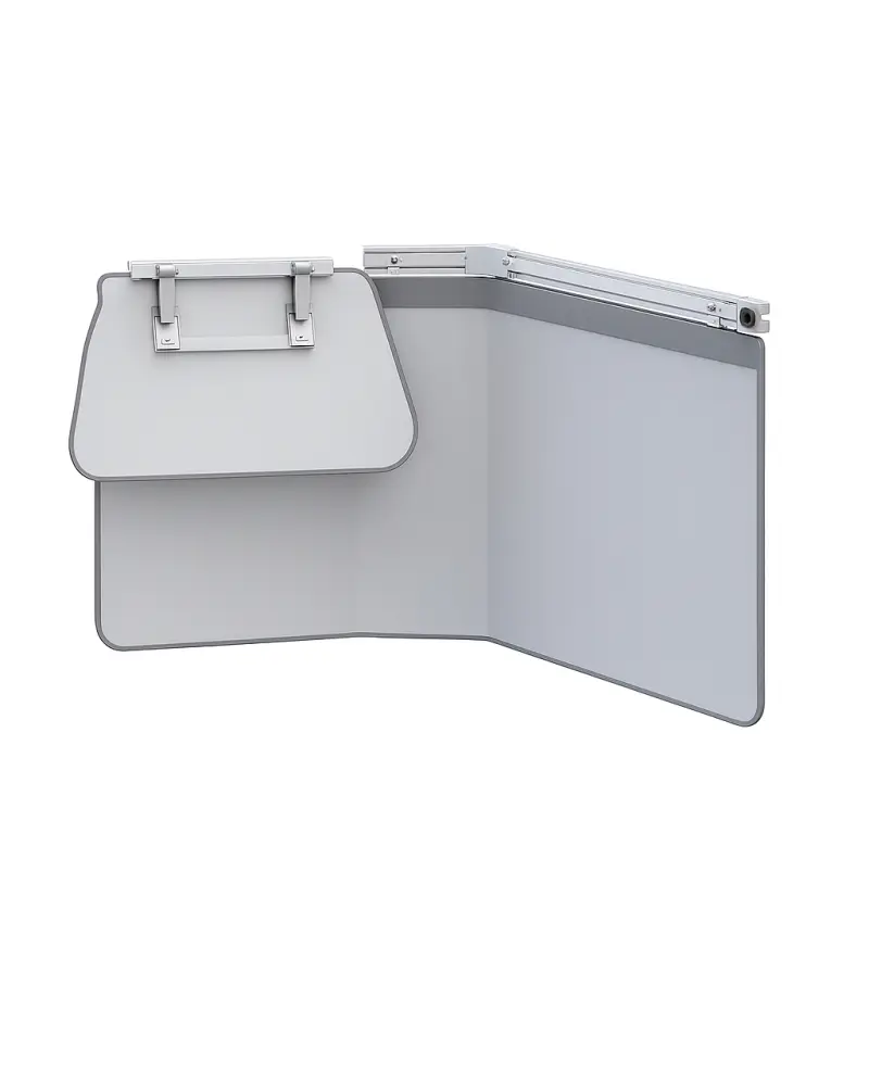 Bavolet Anti-X double articulation, avec rail porte accessoires