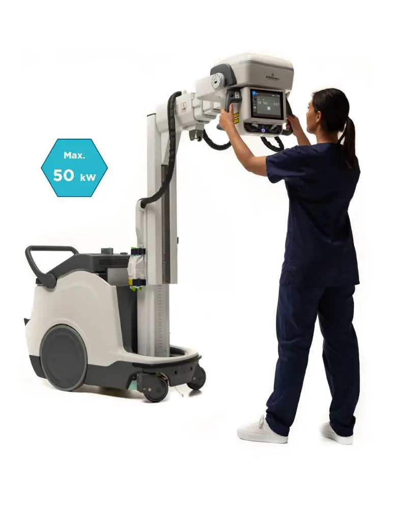 Appareil mobile de radiologie numérisé par capteur plan, avec batterie ...