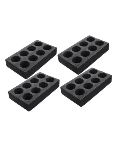 Portoir en mousse pour 8 tubes Minibox XL