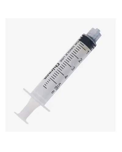 Seringue 100 ml en plastique avec tubulure 1m