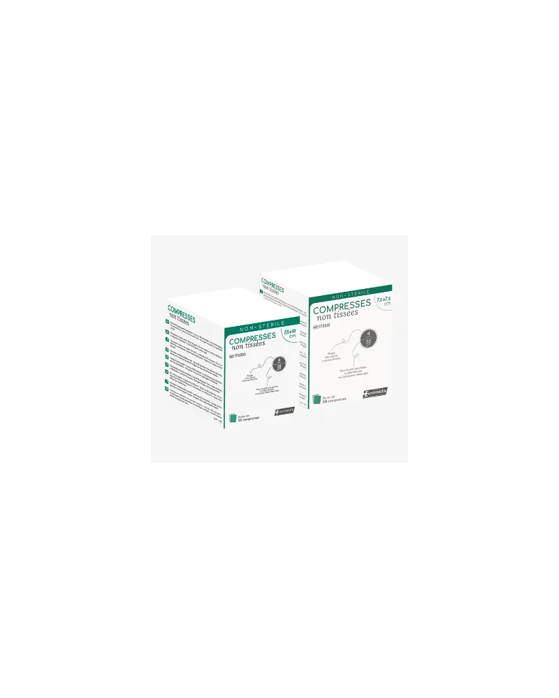 Compresse en non-tissé stérile-30g/m²