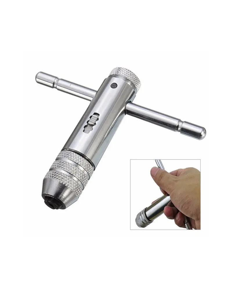 Taraud à os avec poignée en T, acier inox, diamètre : 3.5mm (cortical)