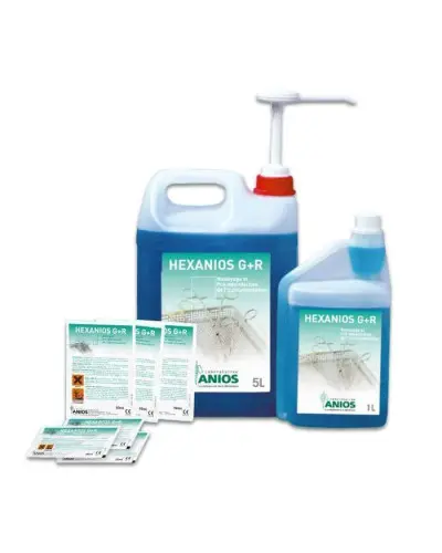 HEXANIOS G + R, nettoyant et pré-désinfectant, 5L