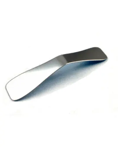 Abaisse-langue inox, 16 cm
