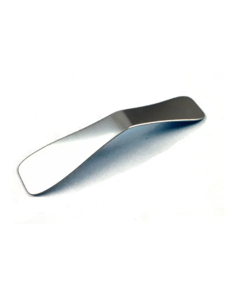 Abaisse-langue inox, 16 cm