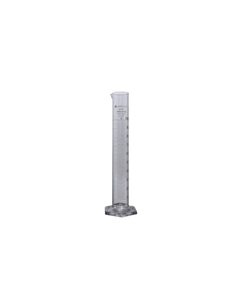 EPROUVETTE FORME HAUTE GRADUEE VERRE BORO 1000 ML DIV.10 ML