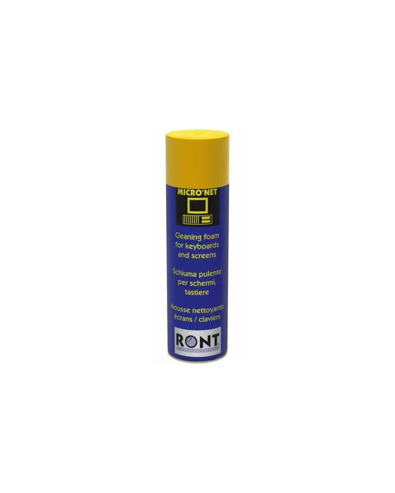 Mousse nettoyante et protectrice pour clavier et écran en verre Micro'Net