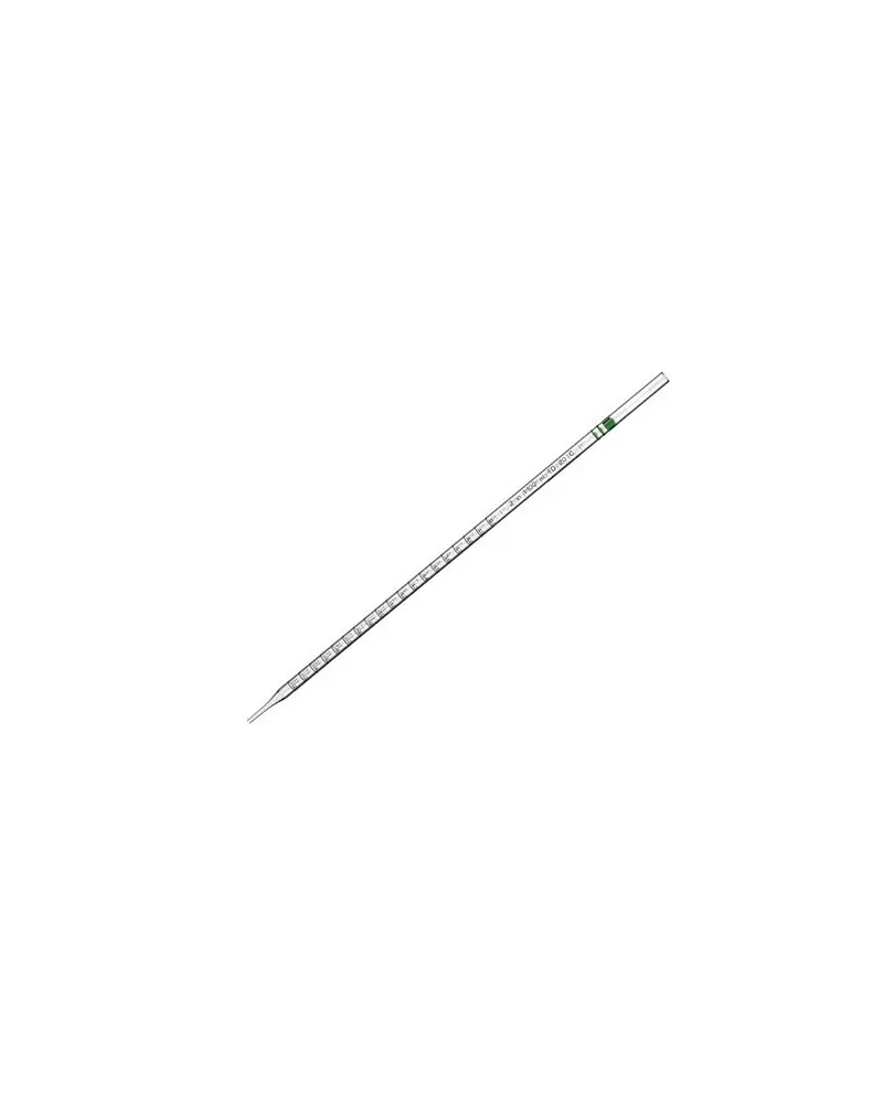 Pipettes graduées à écoulement total, 2 ml, graduation 0,01 m