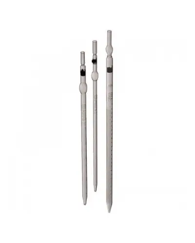 Pipettes graduées à écoulement total, 0,2ml, graduation 0,001 ml