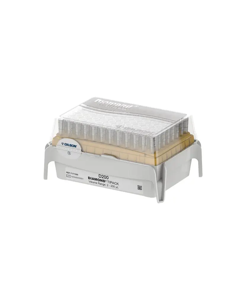 Cônes à filtre GILSON 0,2 - 30 µl, en rack stérile