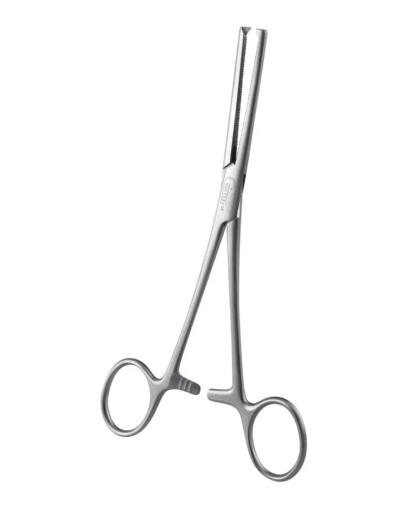 Pince de kocher, droit, avec griffes, 14 cm