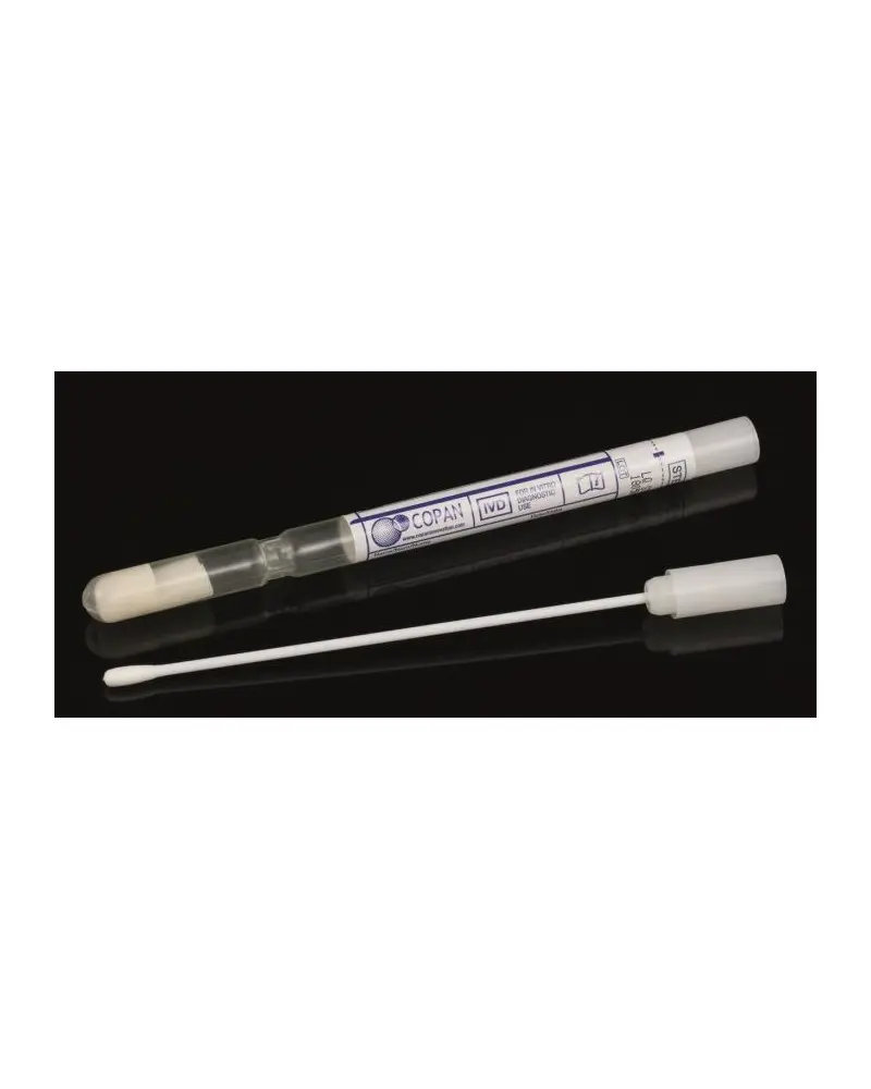 Ecouvillon simple copan - stuart liquide - aluminium